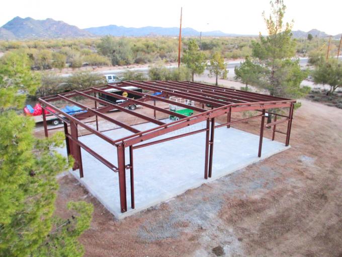 High Tolerance Steel Truss Prefab Construction for Commercial Office ...