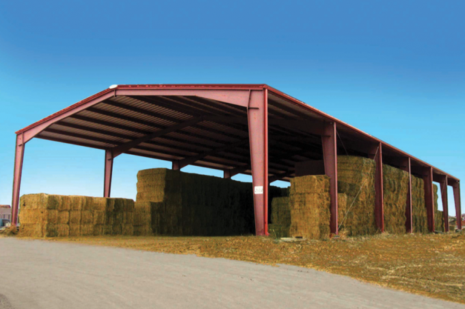 Steel Structure for Agricultural Farm Shed Warehouse Fabric Metal Frame ...