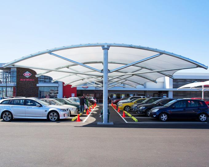 Customized outdoor garden Steel structure car parking shed garage with ...