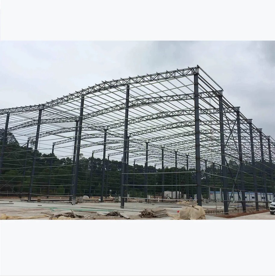Prefab Steel Structure Warehouse Workshop Building Construction with 3D ...