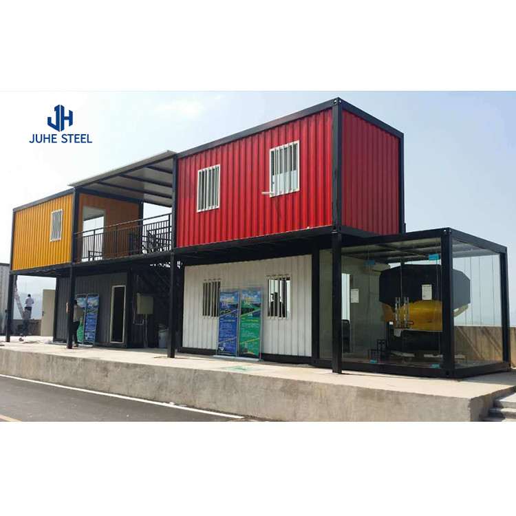 Customized Color CAD/3D Prefab House for Luxury Modern Two Storey ...