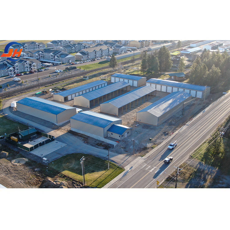 Solid H-shape Steel Beam Prefabricated Warehouse Workshop with Aluminum ...
