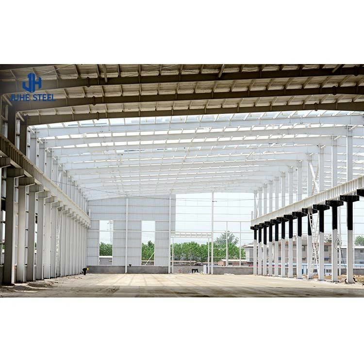 Galvanized Structural Steel Structure Building Workshop for Safe and ...