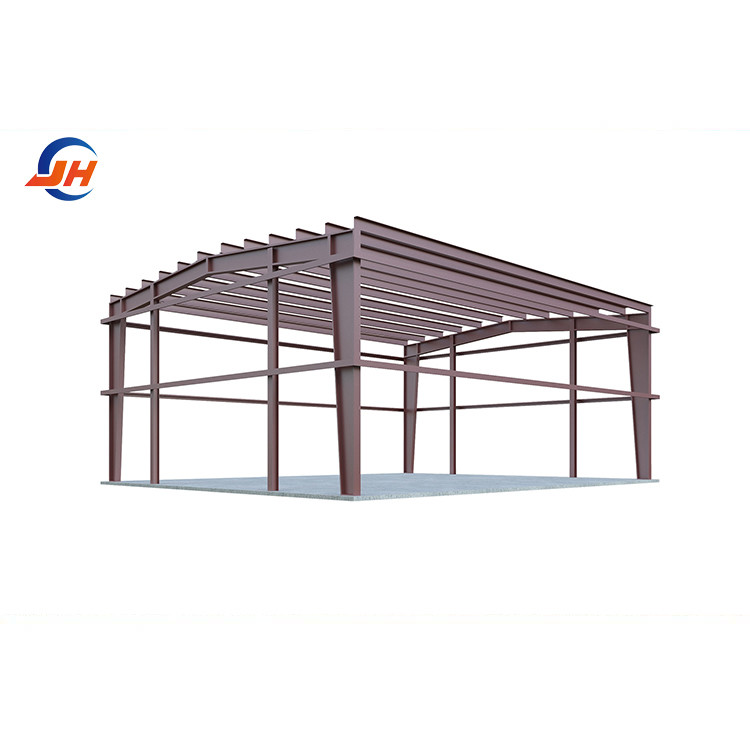 Main Structure Section Coulmn Steel Frame Workshop for Green Color ...