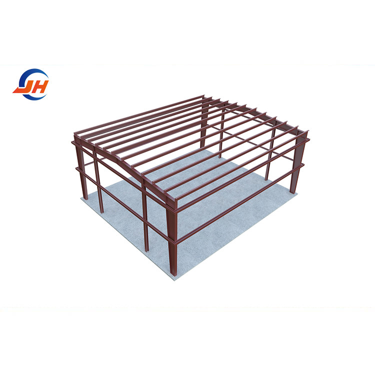 Main Structure Section Coulmn Steel Frame Workshop for Green Color ...