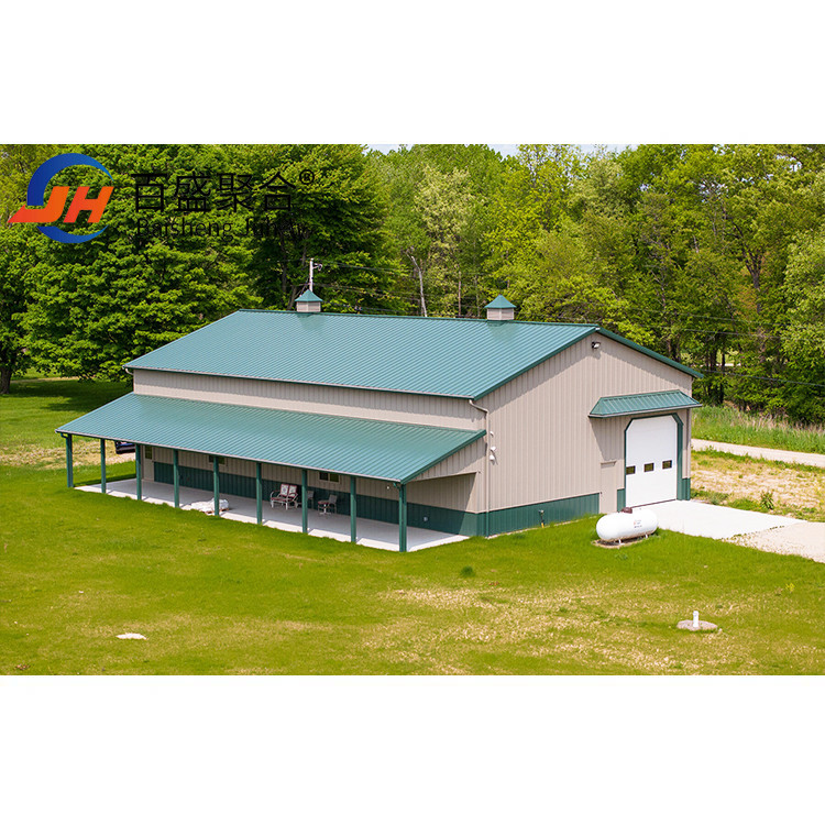 Light Steel Structure Frame Metal Garage with C.Z Shape Purlin and Easy ...
