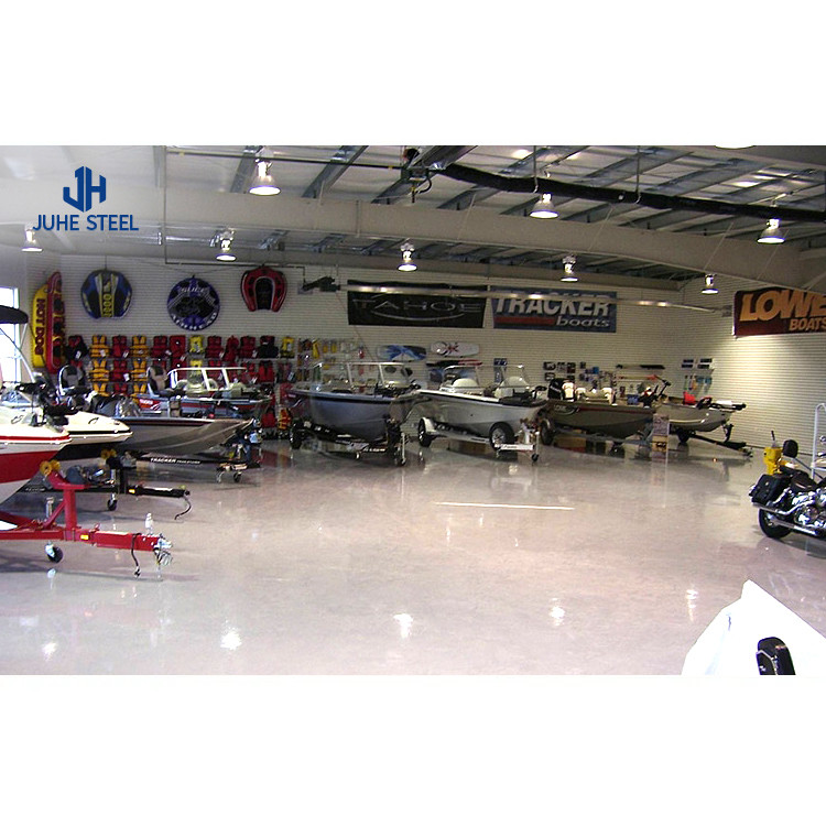 Portable Metal Steel Structure Car Garage Building With Doors And Solid ...